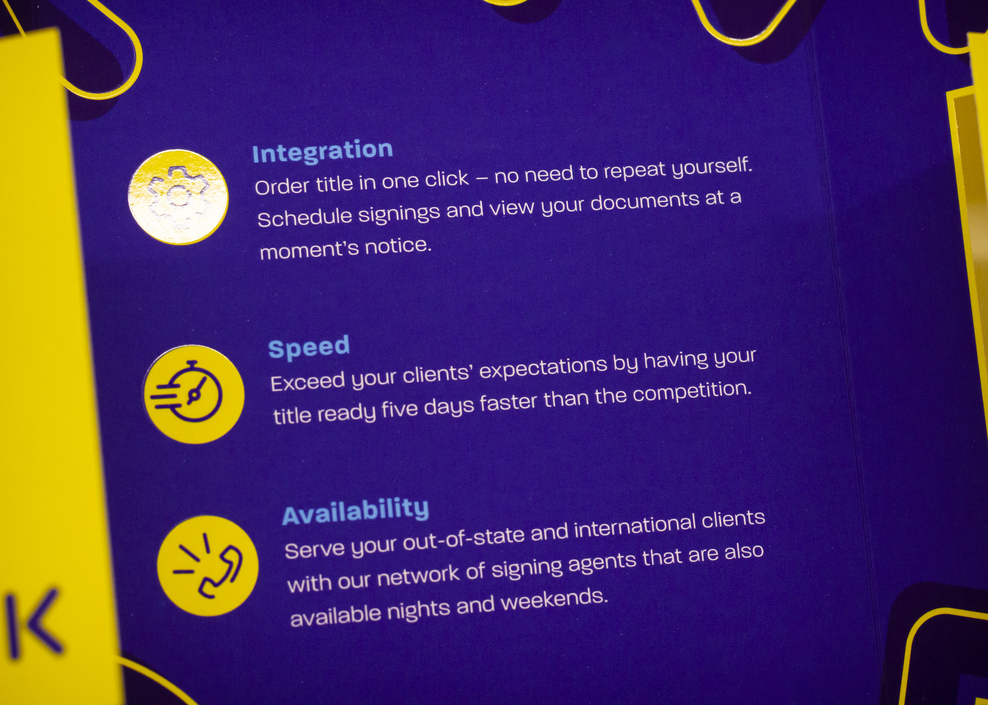 Amrock Benefits Brochure | Gottardo Design